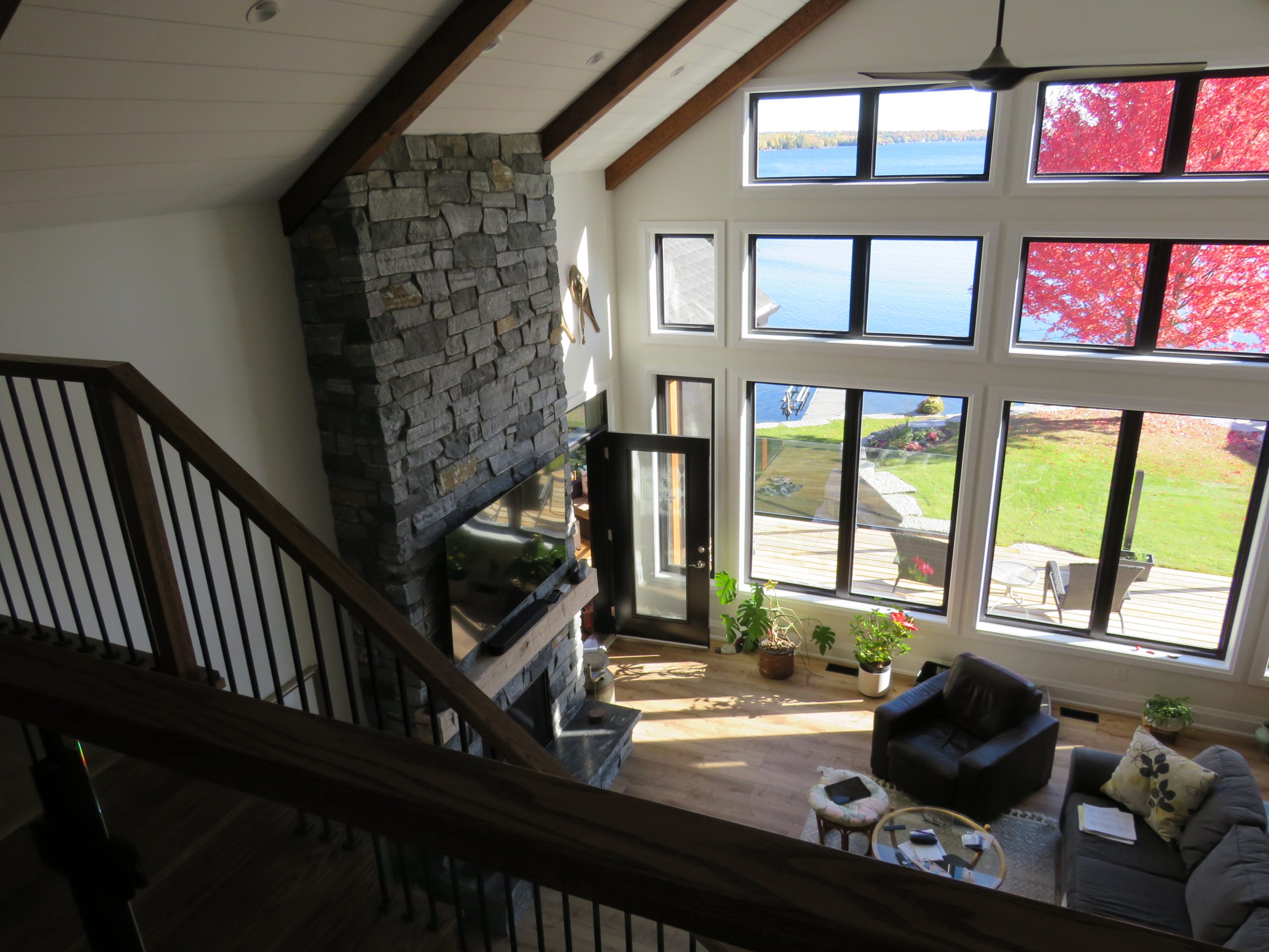 Cheltenham Blend Ledgerock Fireplace at Sturgeon Lake, ON (Part 1 ...