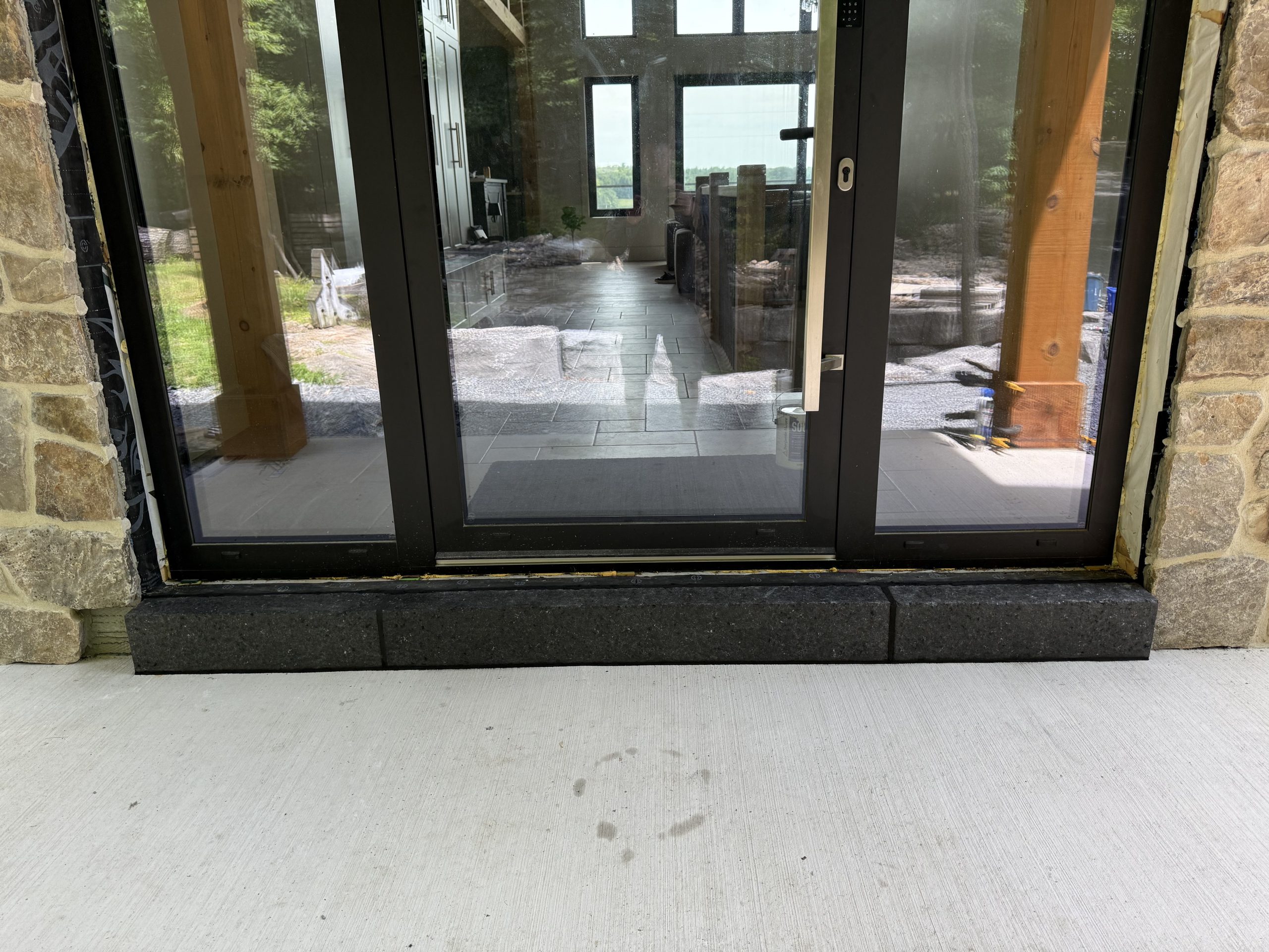Sturgeon River Black Granite Sills - Colonial Brick & Stone Inc.