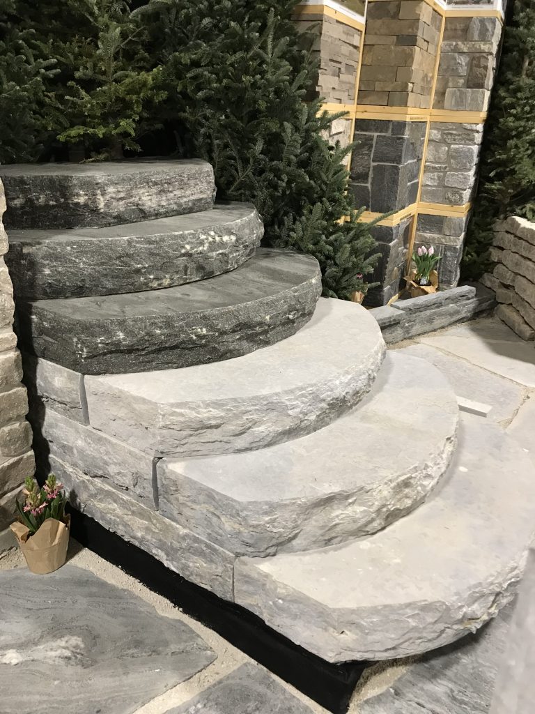 Half Round Steps - Colonial Brick & Stone Inc.
