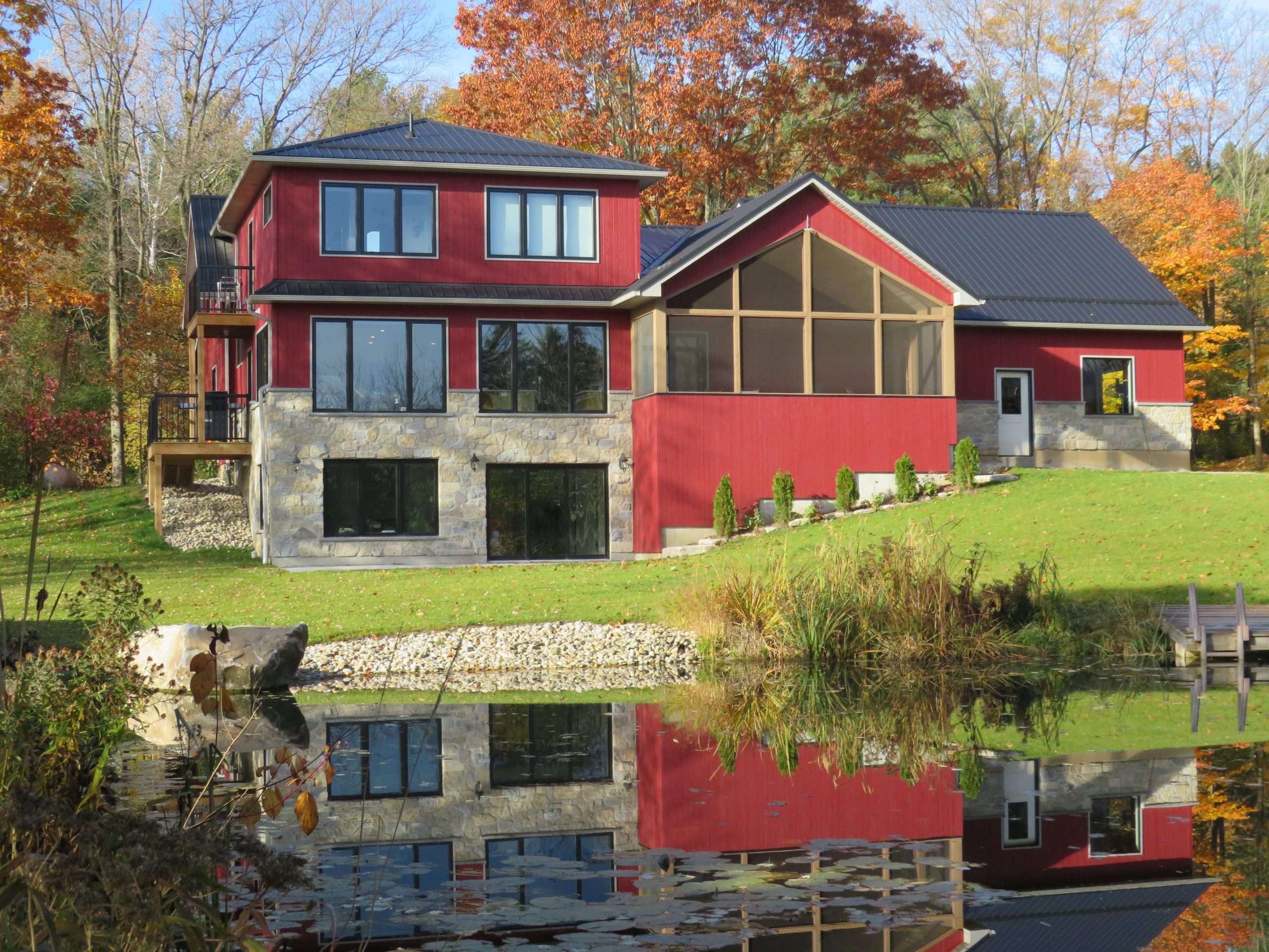 Wildwood Lake Addition to Log Cabin Part 2 - Colonial Brick & Stone Inc.