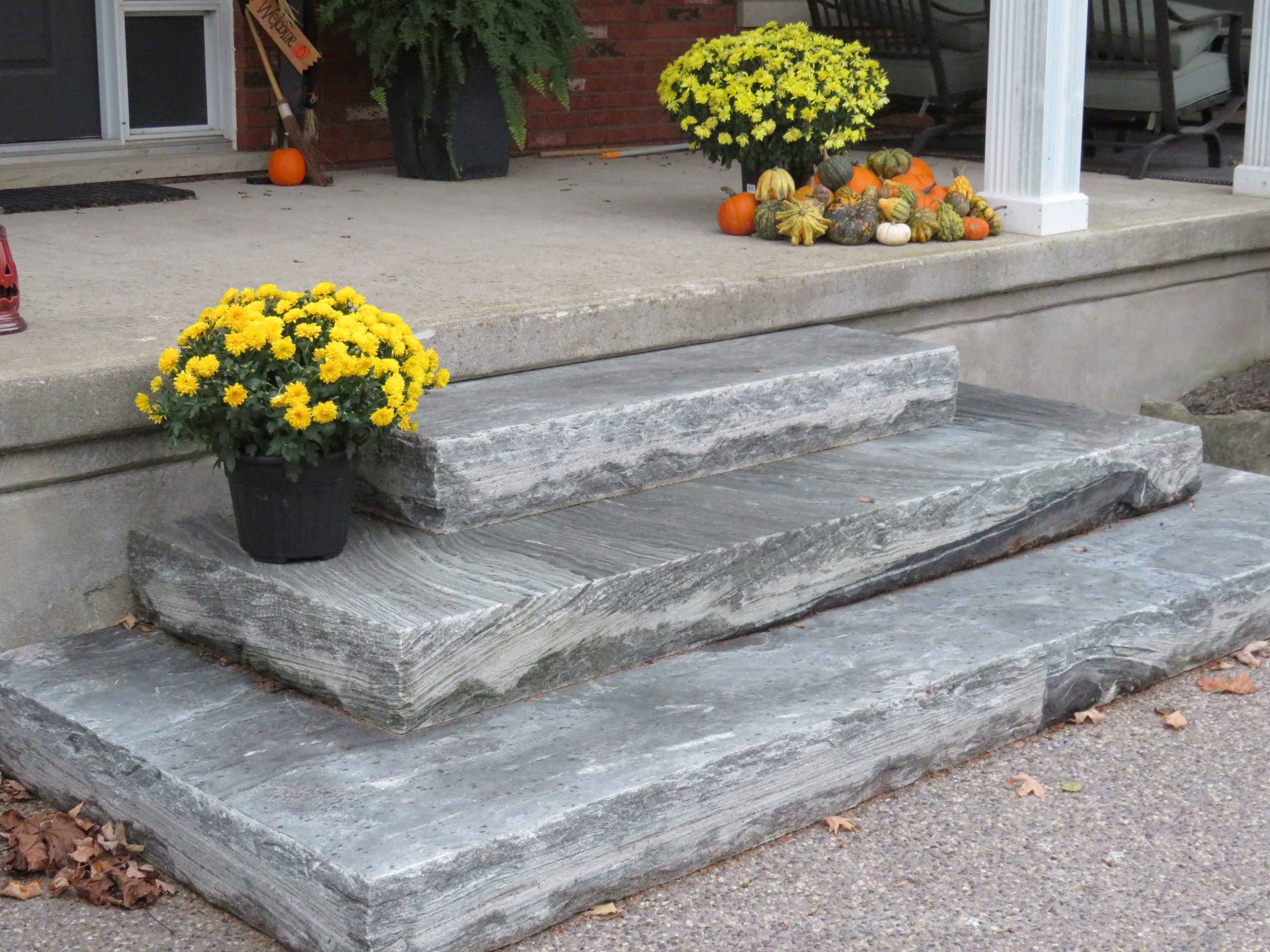Elite Blue Granite Steps in the Tavistock, ON Area - Colonial Brick ...