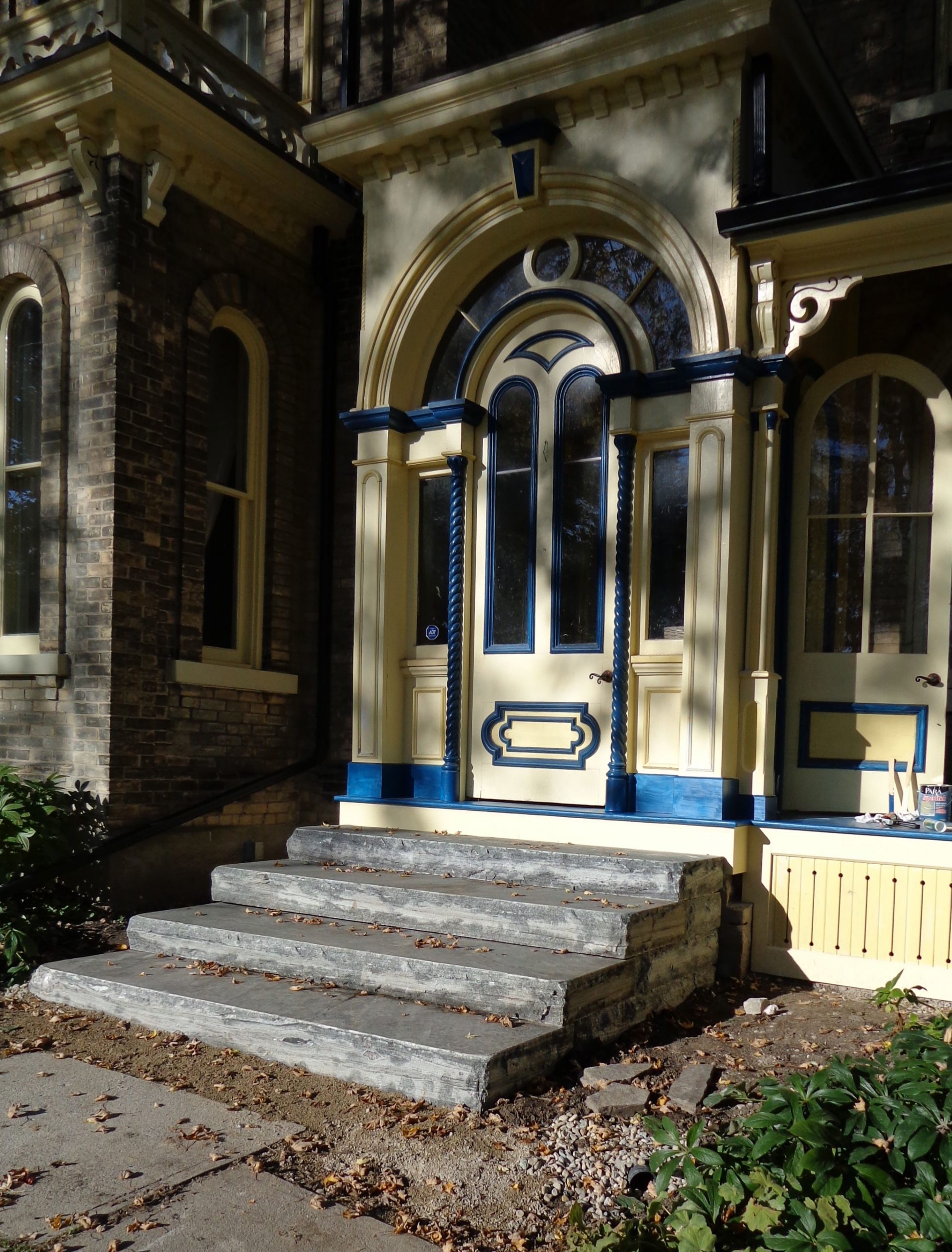Elite Blue Granite Steps - Natural Stone - Colonial Brick & Stone Inc.